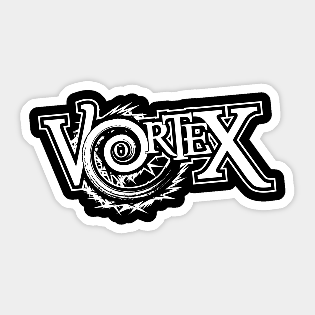 VoRteX Logo Design - Industrial Music - Sticker | TeePublic